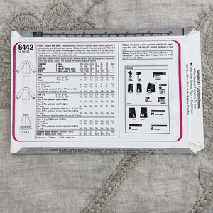 Simplicity 8442 - 1970s Gunne Sax Style Romantic Skirt and Blouse ...