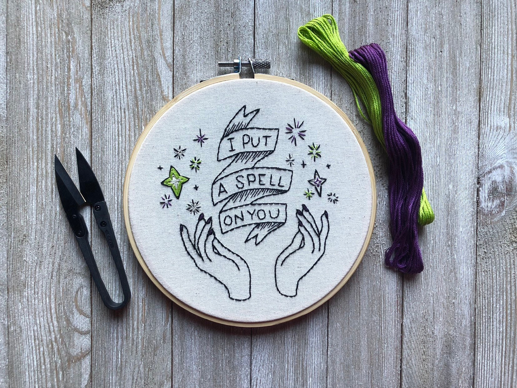 PDF Download Hocus Pocus Embroidery Pattern - Etsy Canada