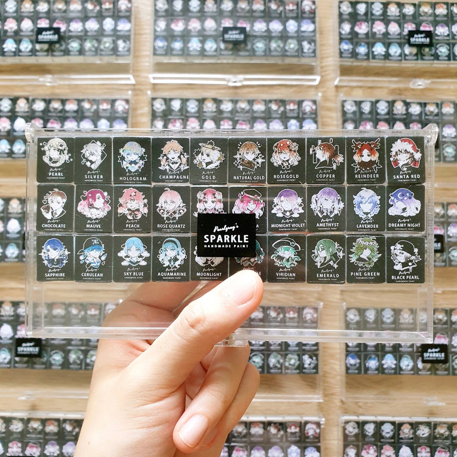 Handmade Watercolor Metallic Series - Etsy