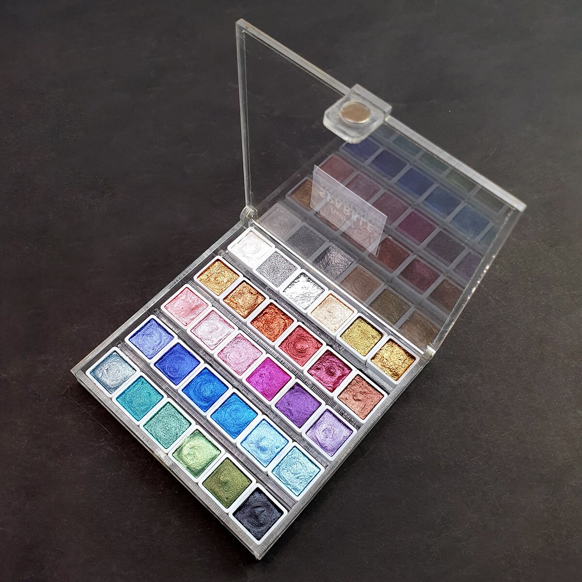 Handmade Watercolor Metallic Series - Etsy