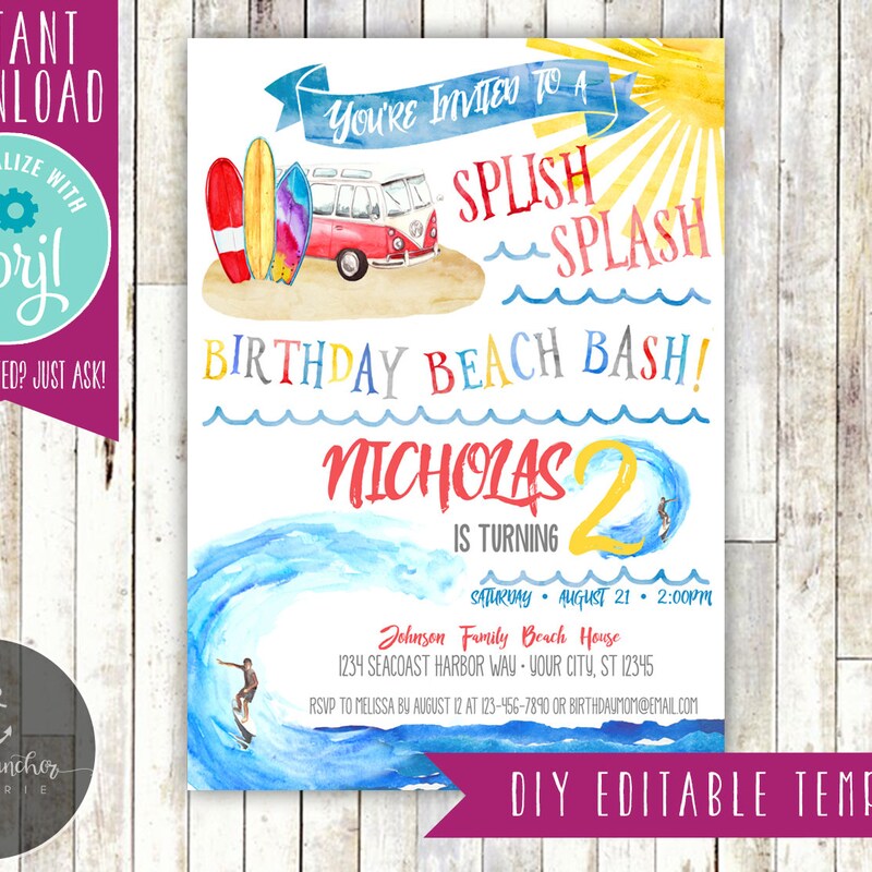 Beach Party - Etsy