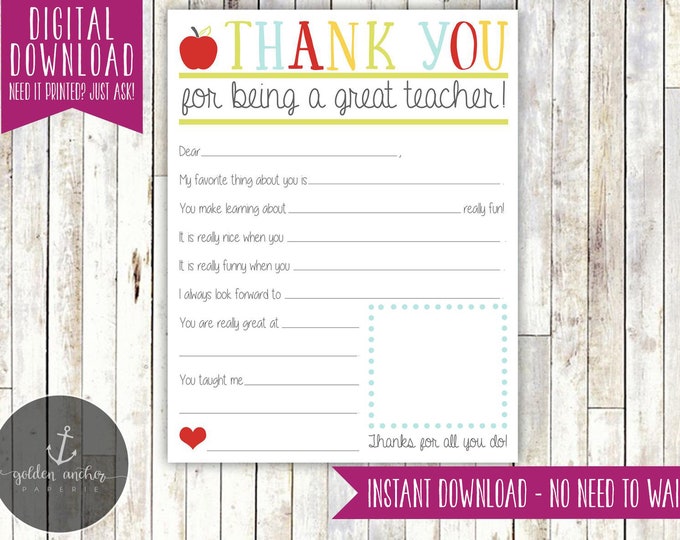 Teacher Questionnaire Perfect for Teacher Appreciation Week Virtual ...