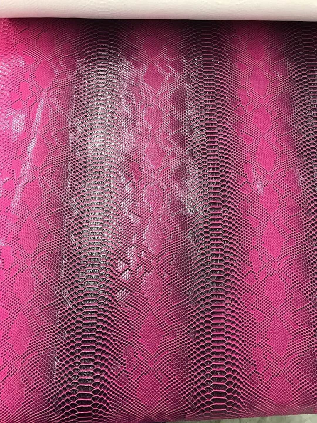 Snake Fake Leather Upholstery, Viper Snake Skin Texture Faux Leather ...