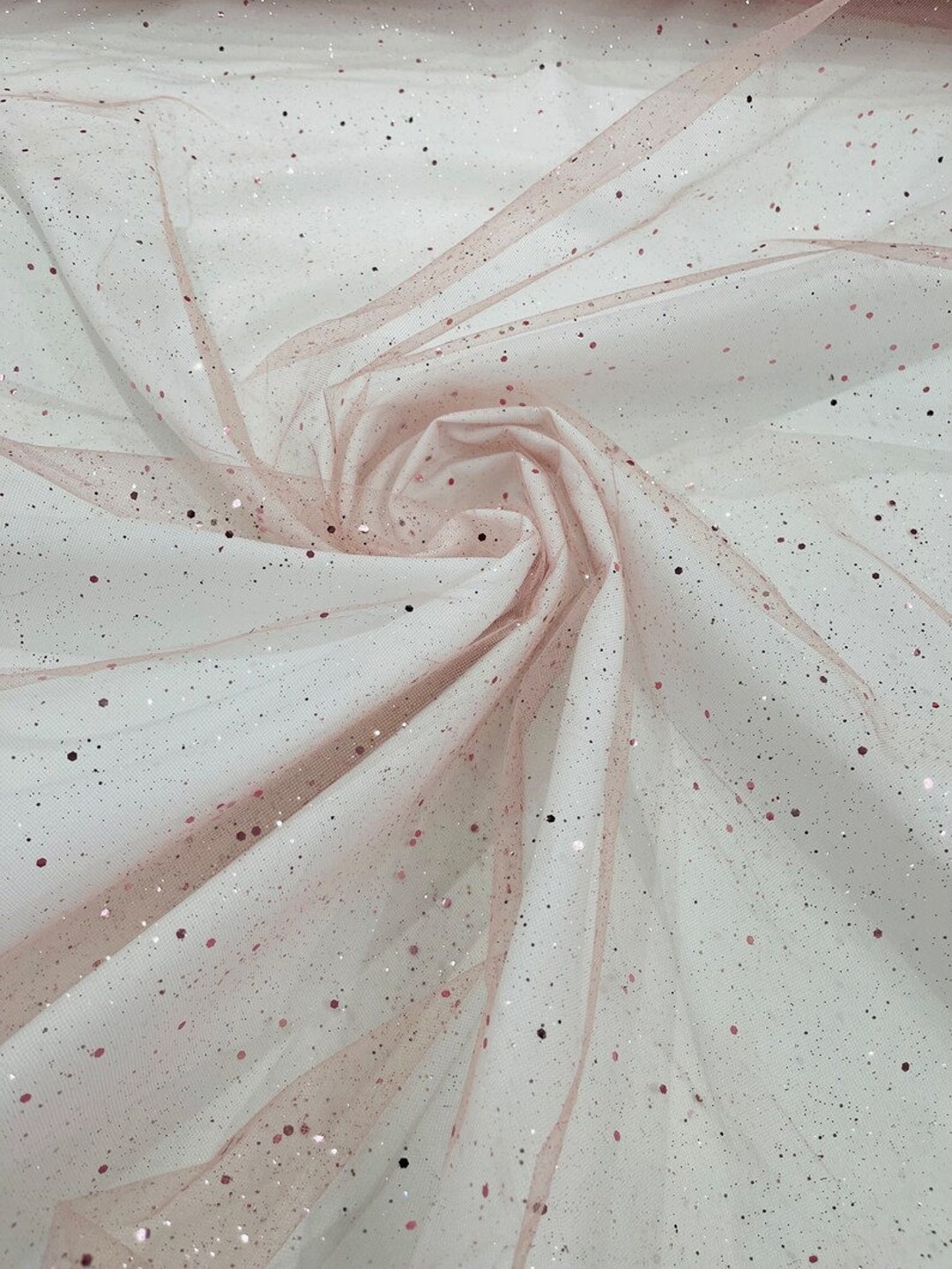Sparkle Tulle Glitter With Sequin Fabric Shimmer/ Tulle Glitter for ...