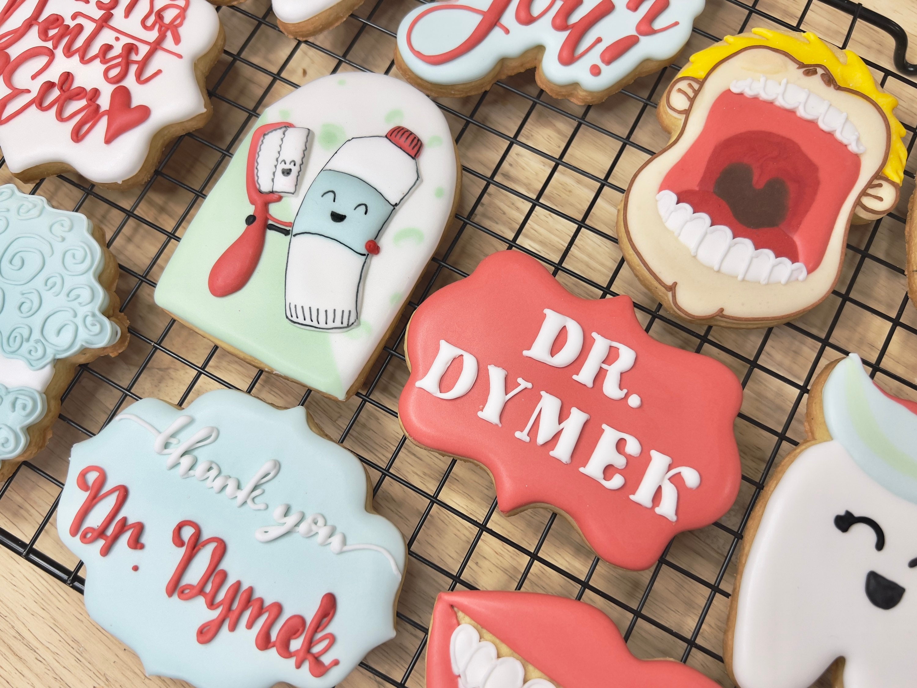 Dentist Decorated Cookies, Doctor Cookies, Nurse Cookies, Thank You ...