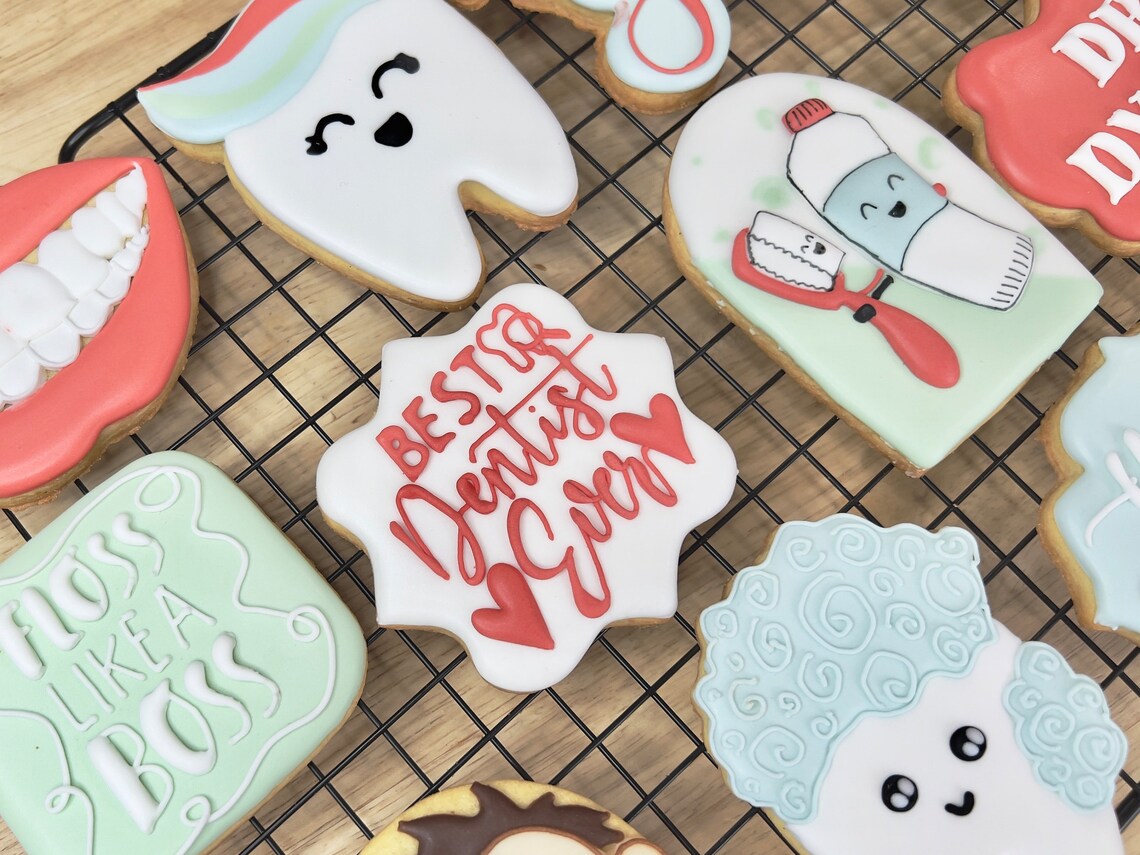 Dentist Decorated Cookies, Doctor Cookies, Nurse Cookies, Thank You ...