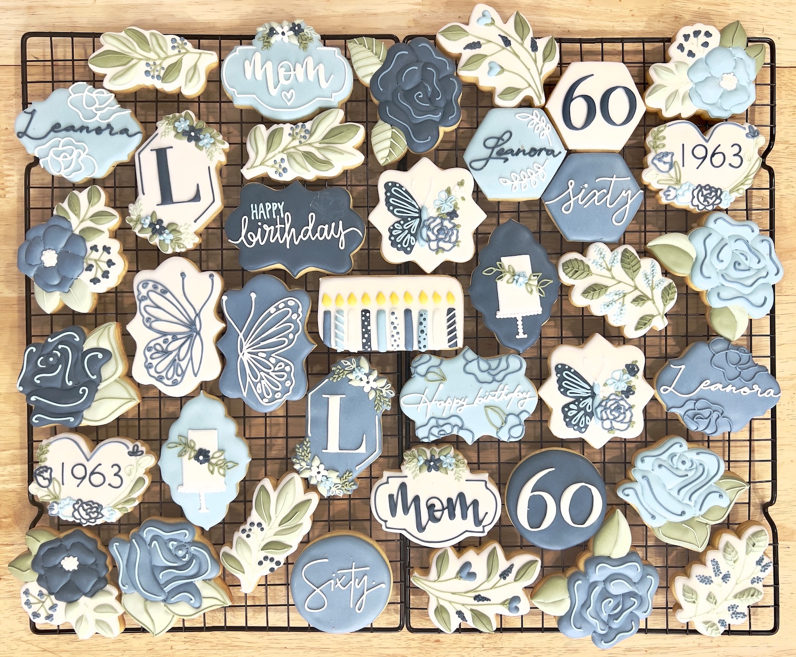 Women Birthday Party Cookies, Mom Birthday Party, Party for Mom, Royal ...