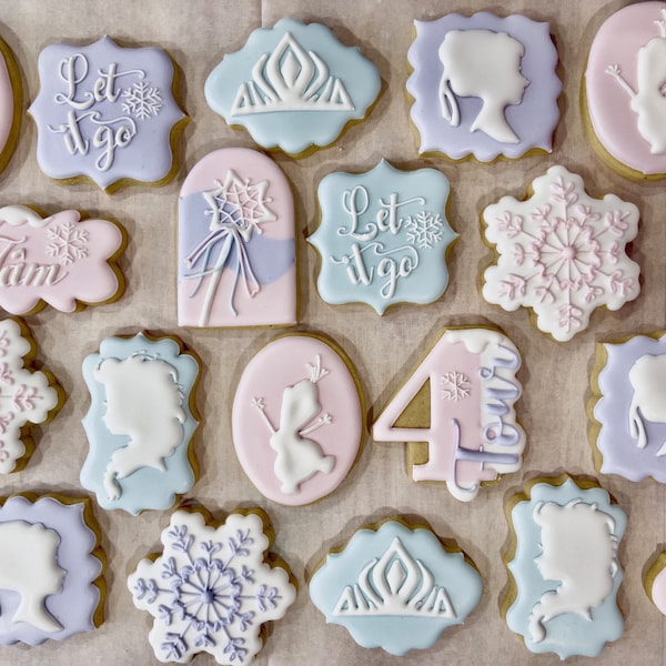 Frozen Cookies - Etsy