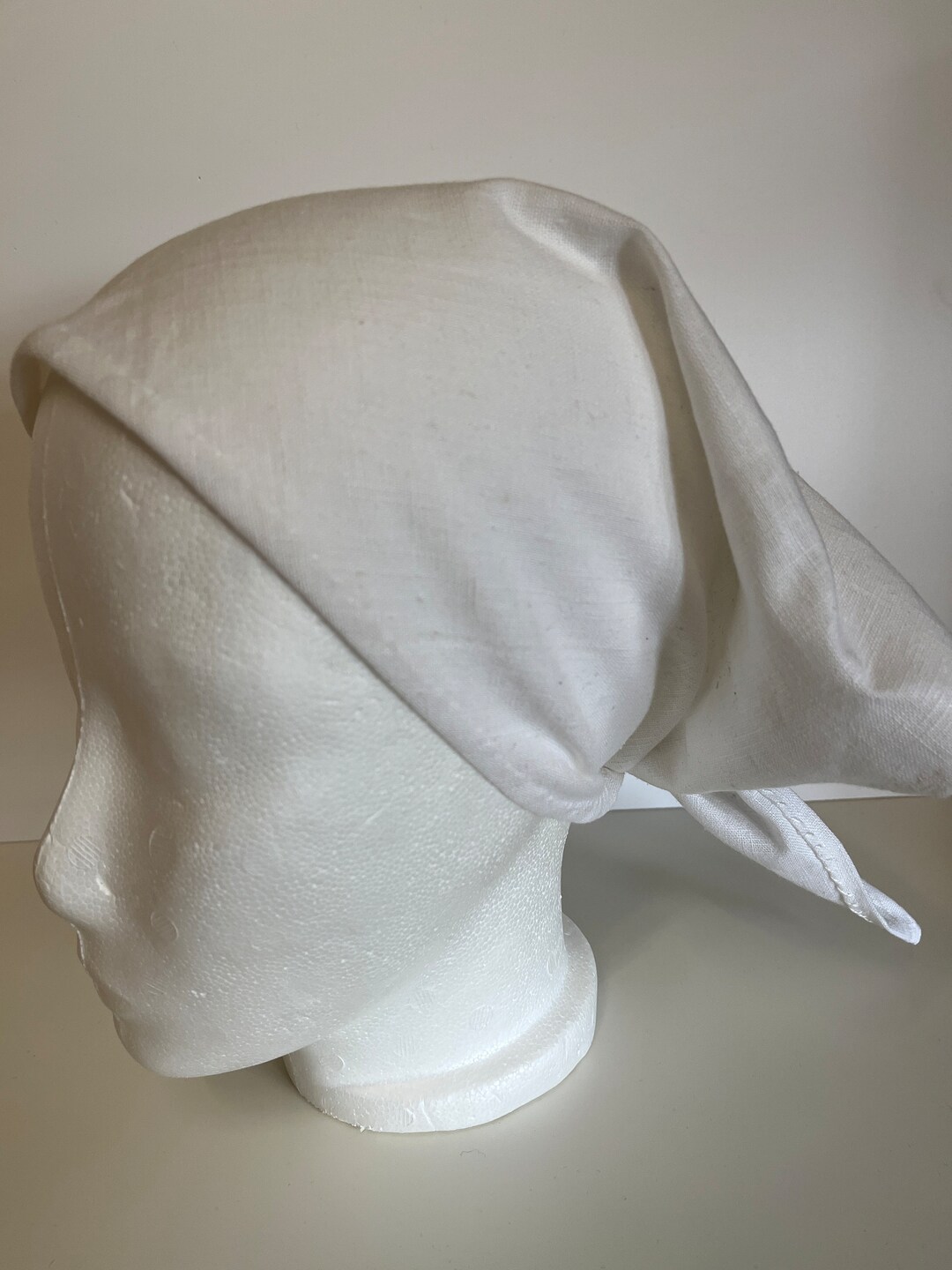 Medieval Headscarf, Hand-sewn, Triangular Headscarf Made of Linen ...