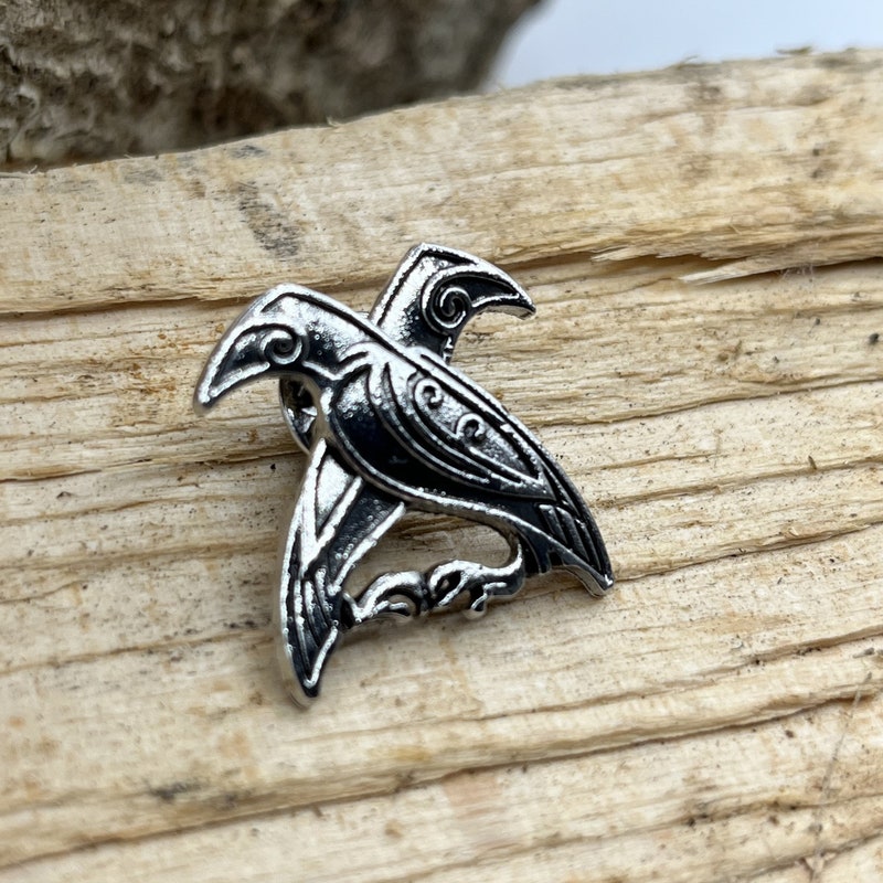 Raven Hair Pin - Etsy