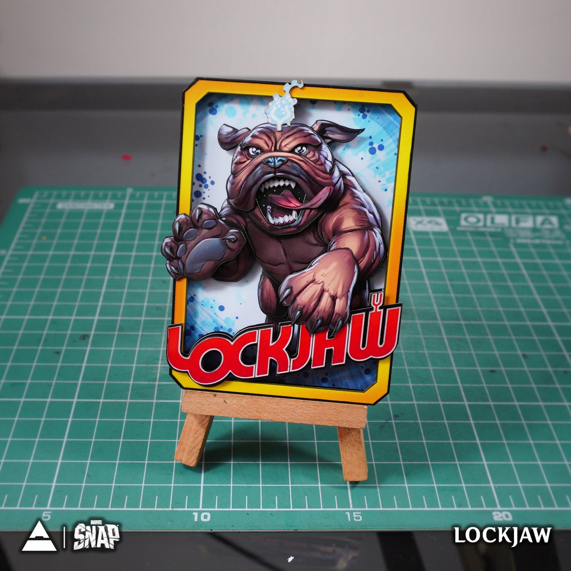 LOCKJAW Marvel Snap 3D Card Custom 3D Marvel Snap - Etsy