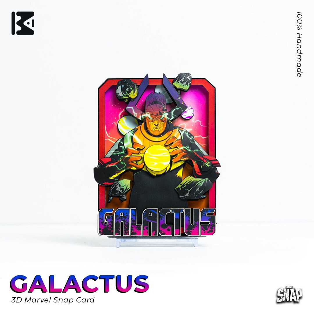 GALACTUS Marvel Snap – 3D Card Custom | 3D Marvel Snap Shadowbox - 100% ...