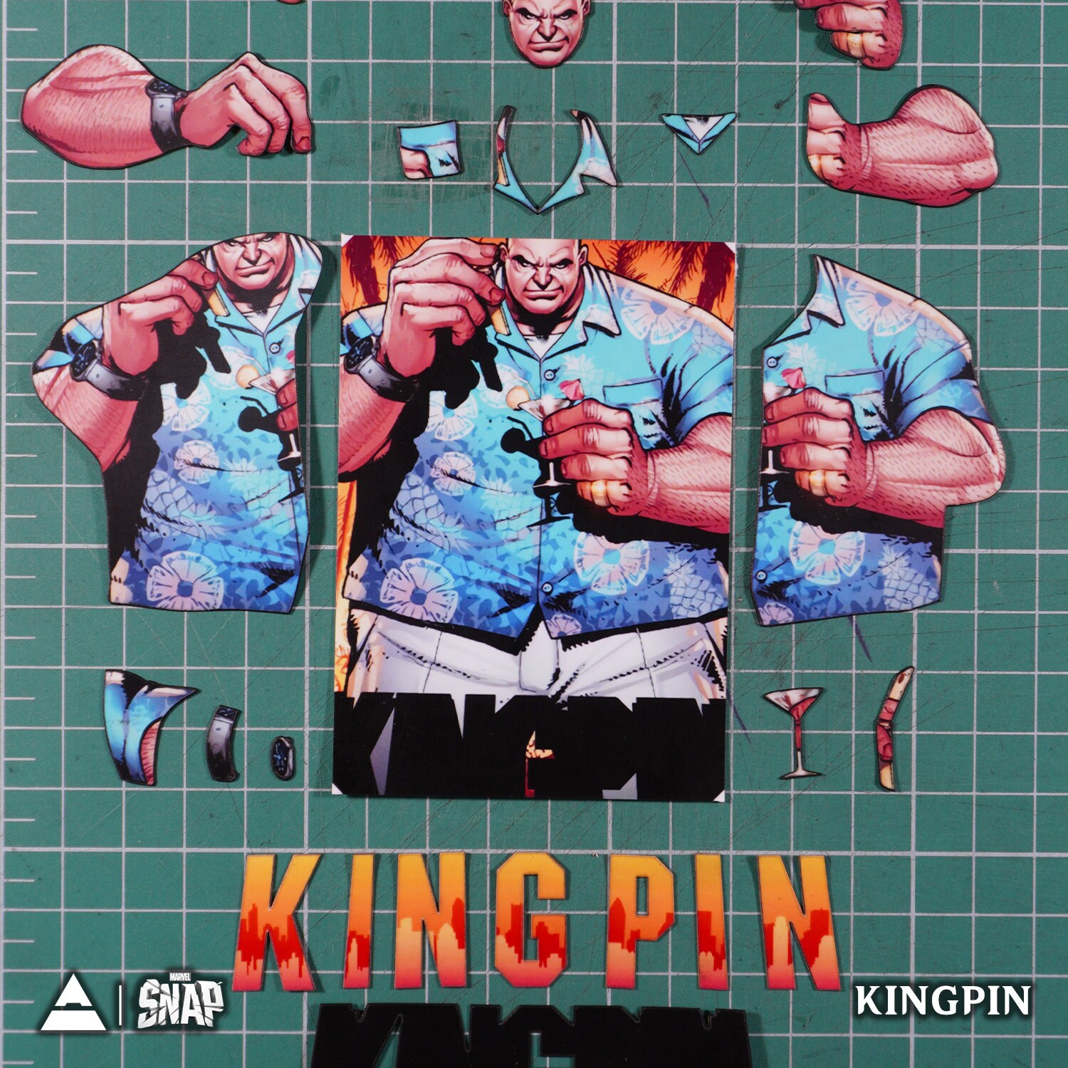 KINGPIN Marvel Snap – 3D Card Custom | 3D Marvel Snap Shadowbox - 100% ...