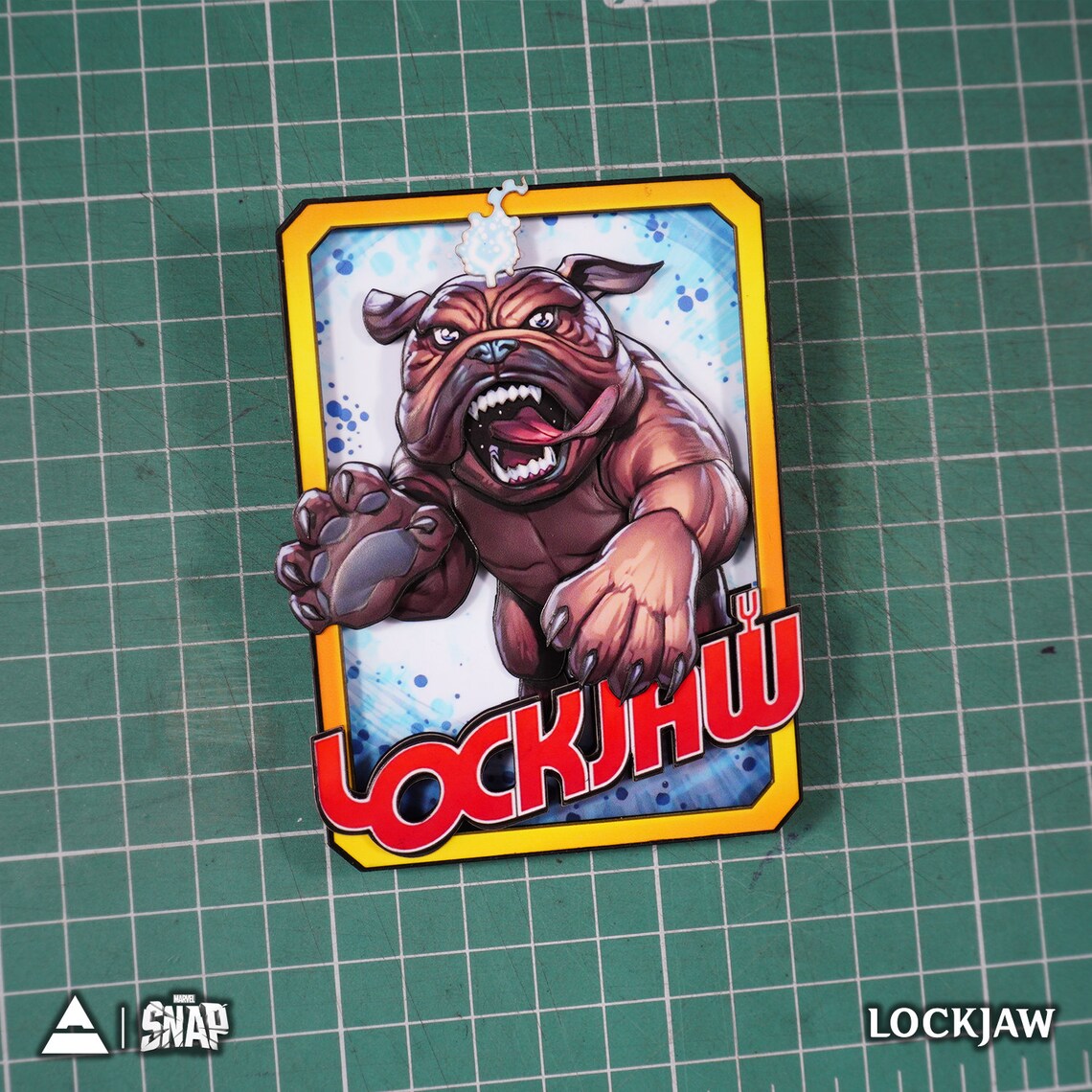LOCKJAW Marvel Snap 3D Card Custom 3D Marvel Snap - Etsy