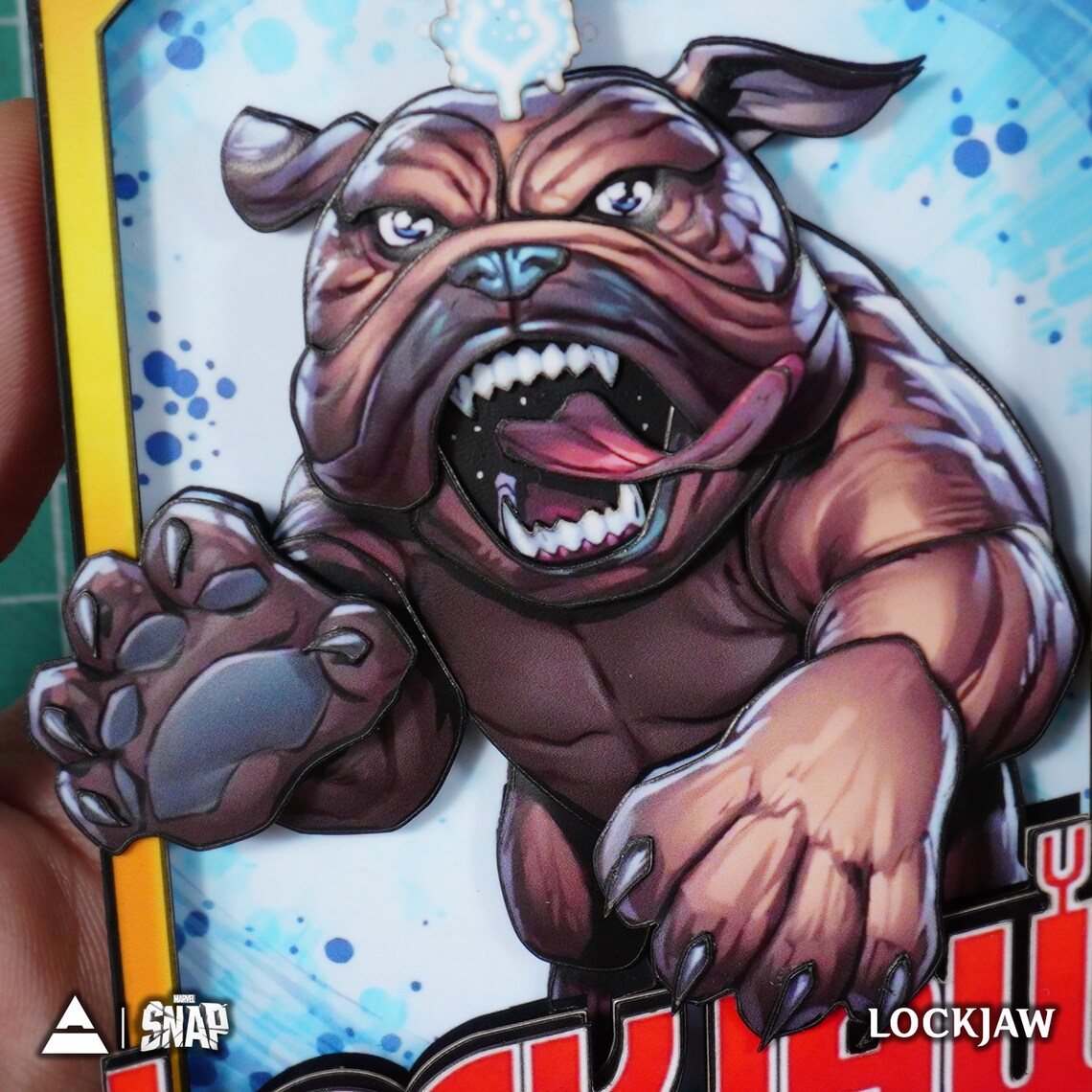 LOCKJAW Marvel Snap 3D Card Custom 3D Marvel Snap - Etsy