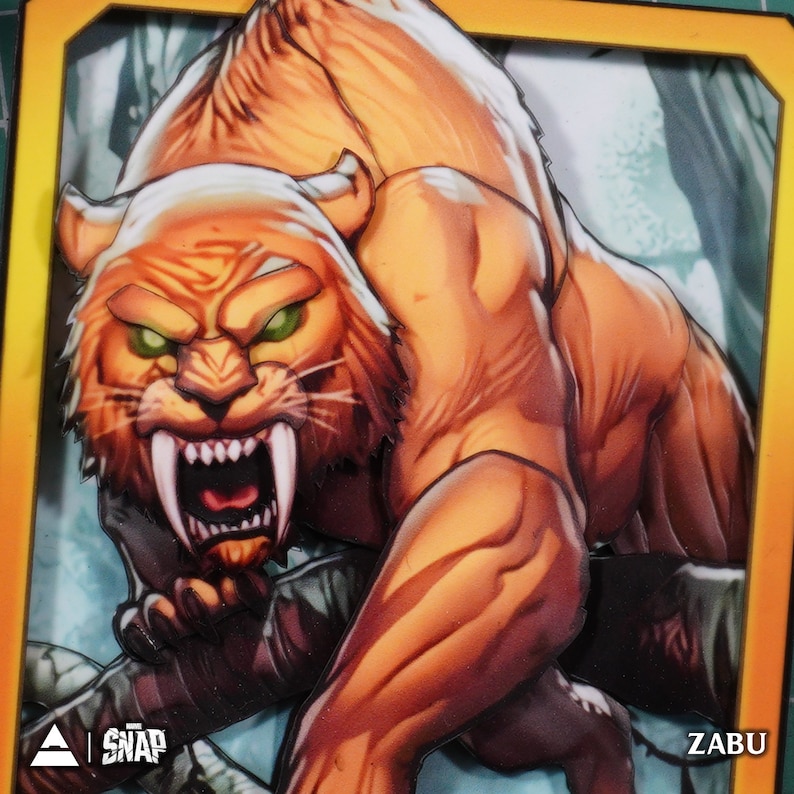 ZABU Marvel Snap – 3D Card Custom | 3D Marvel Snap Shadowbox - 100% ...