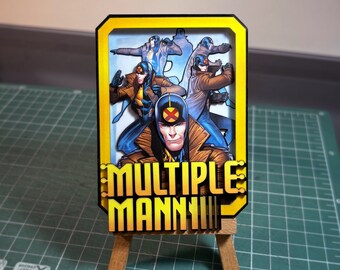 BLACK PANTHER Marvel Snap 3D Card Custom 3D Marvel Snap Shadowbox 100% Handmade Art Personalized ...