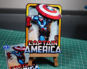 BLACK PANTHER Marvel Snap 3D Card Custom 3D Marvel Snap Shadowbox 100% ...