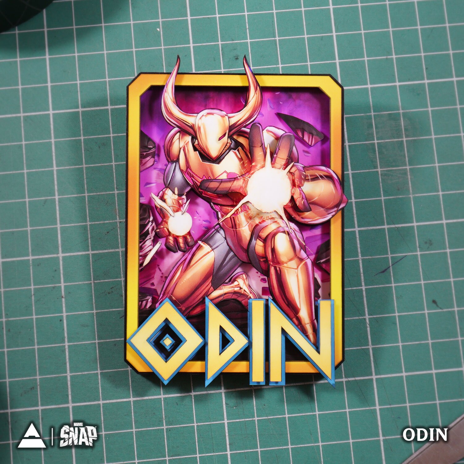ODIN Marvel Snap 3D Card Custom 3D Marvel Snap Shadowbox 100% Handmade ...