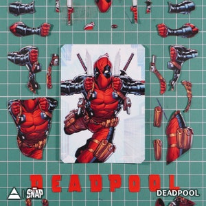 DEADPOOL Marvel Snap 3D Card Custom 3D Marvel Snap - Etsy