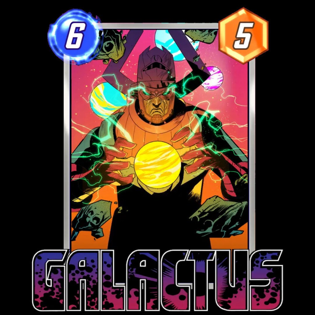PRE-ORDER GALACTUS kim Jacinto Marvel Snap 3D Card Custom 3D Marvel ...