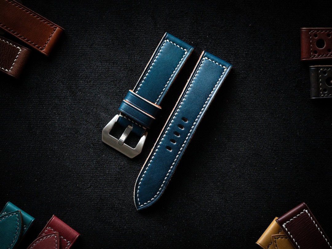 Panerai Strap 26mm, 24mm, 22mm. Panerai Leather Strap Handmade, Panerai ...