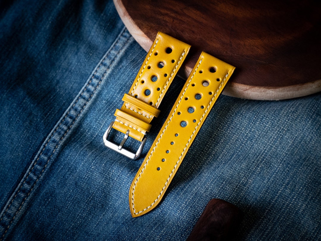Handmade Leather Racing Strap. Custom Size Vegetable Tanned Leather ...