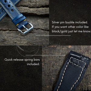Pilot Watch Strap for Pilot Watch, Aviation Watch. Tan Brown Vachetta ...