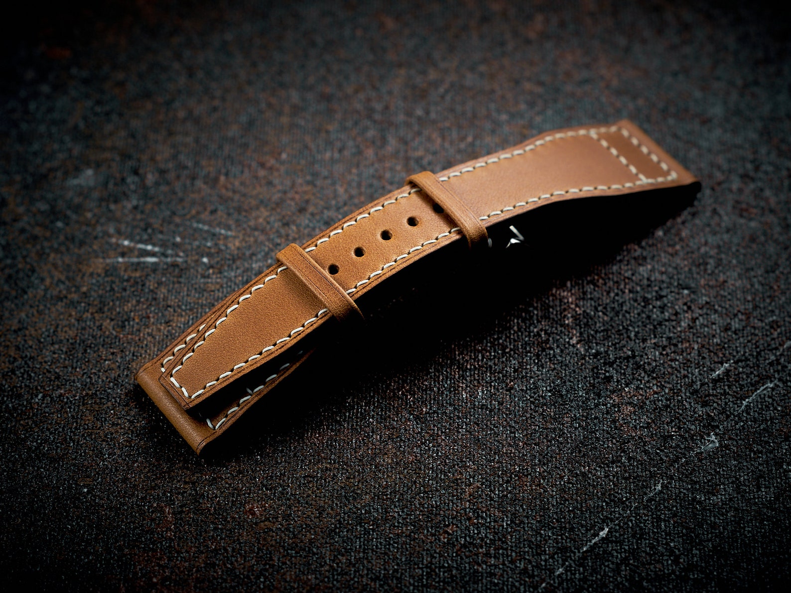 Pilot Watch Strap for Pilot Watch, Aviation Watch. Tan Brown Vachetta ...