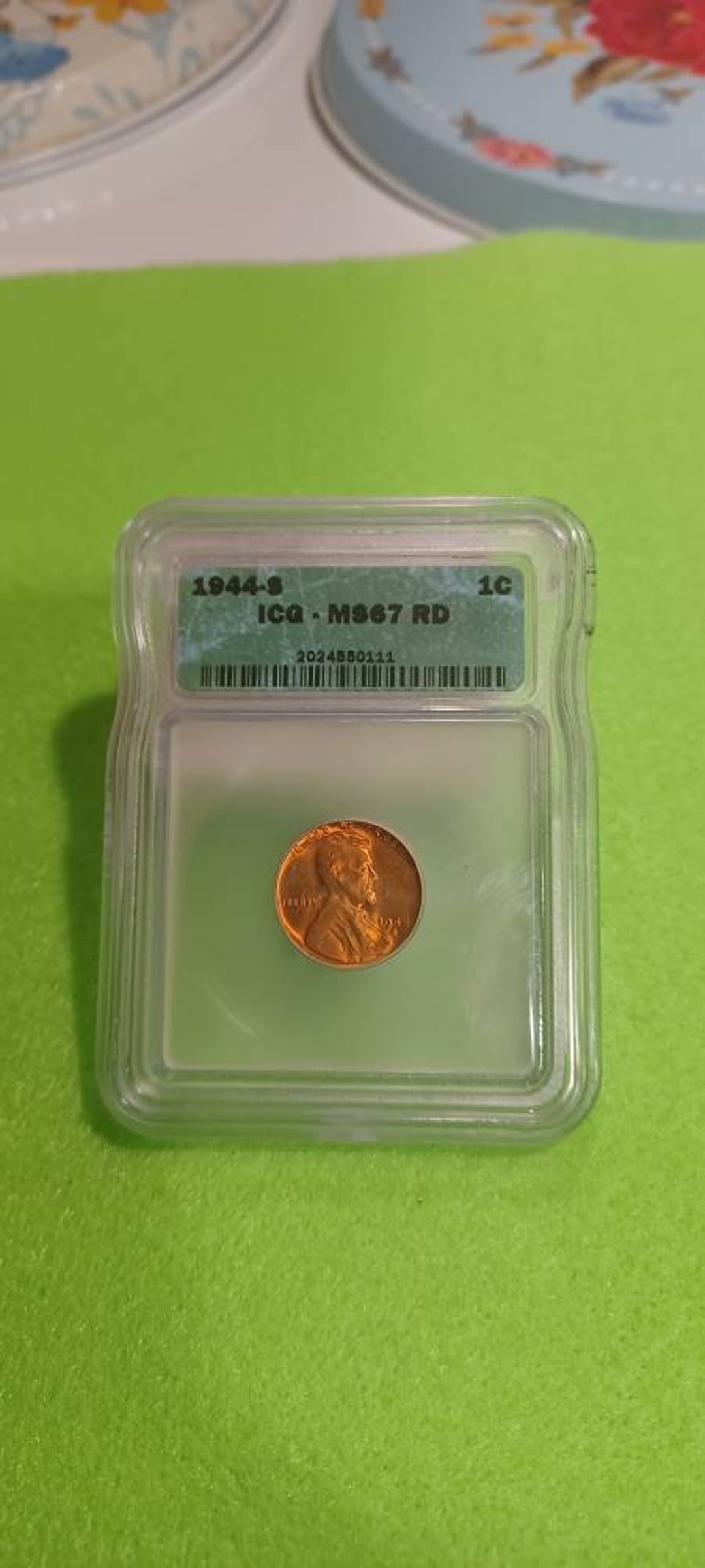 1944-S Lincoln Wheat Penny MS67 RD Beauty. - Etsy