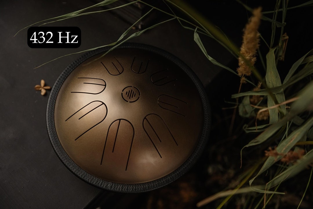 432hz Hand Drum 28cm 11inch With Overtones | Handpan - Etsy