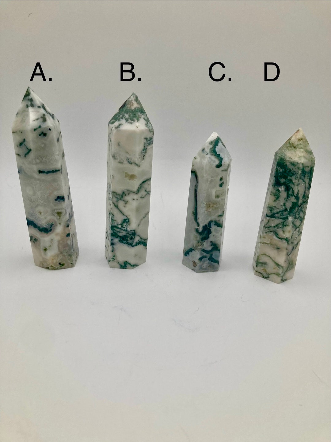 Tree Agate Tower Points - Etsy