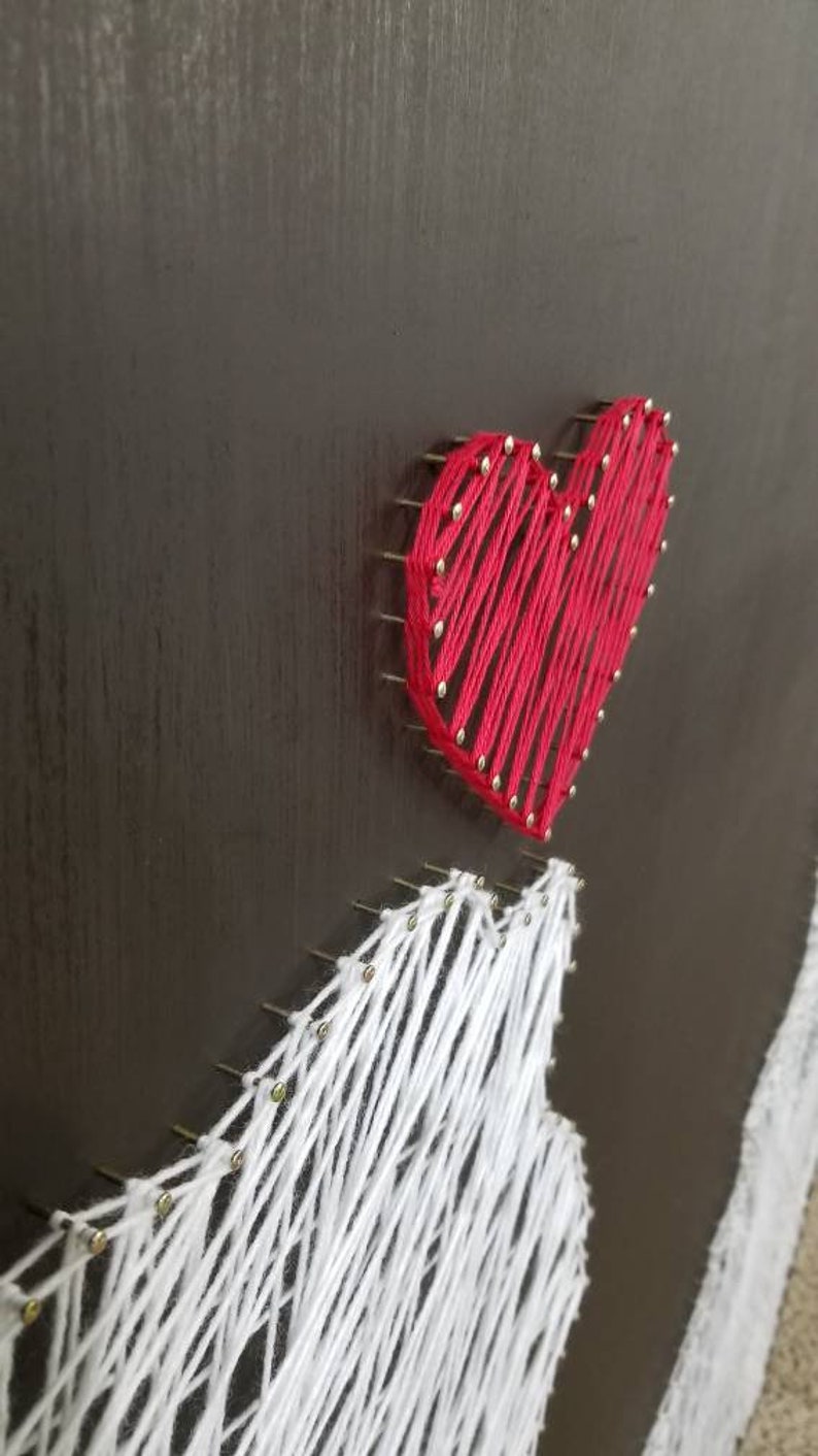 String Art Map of Africa Strings - Etsy