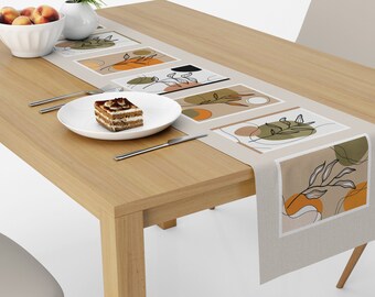 Abstract Table Runner | Etsy