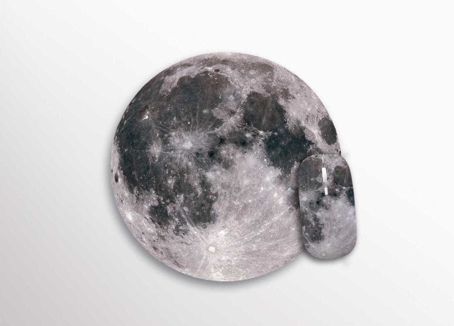 Moon Mouse Pad Space Mouse Coworker Teacher Gift Lunar Solar - Etsy