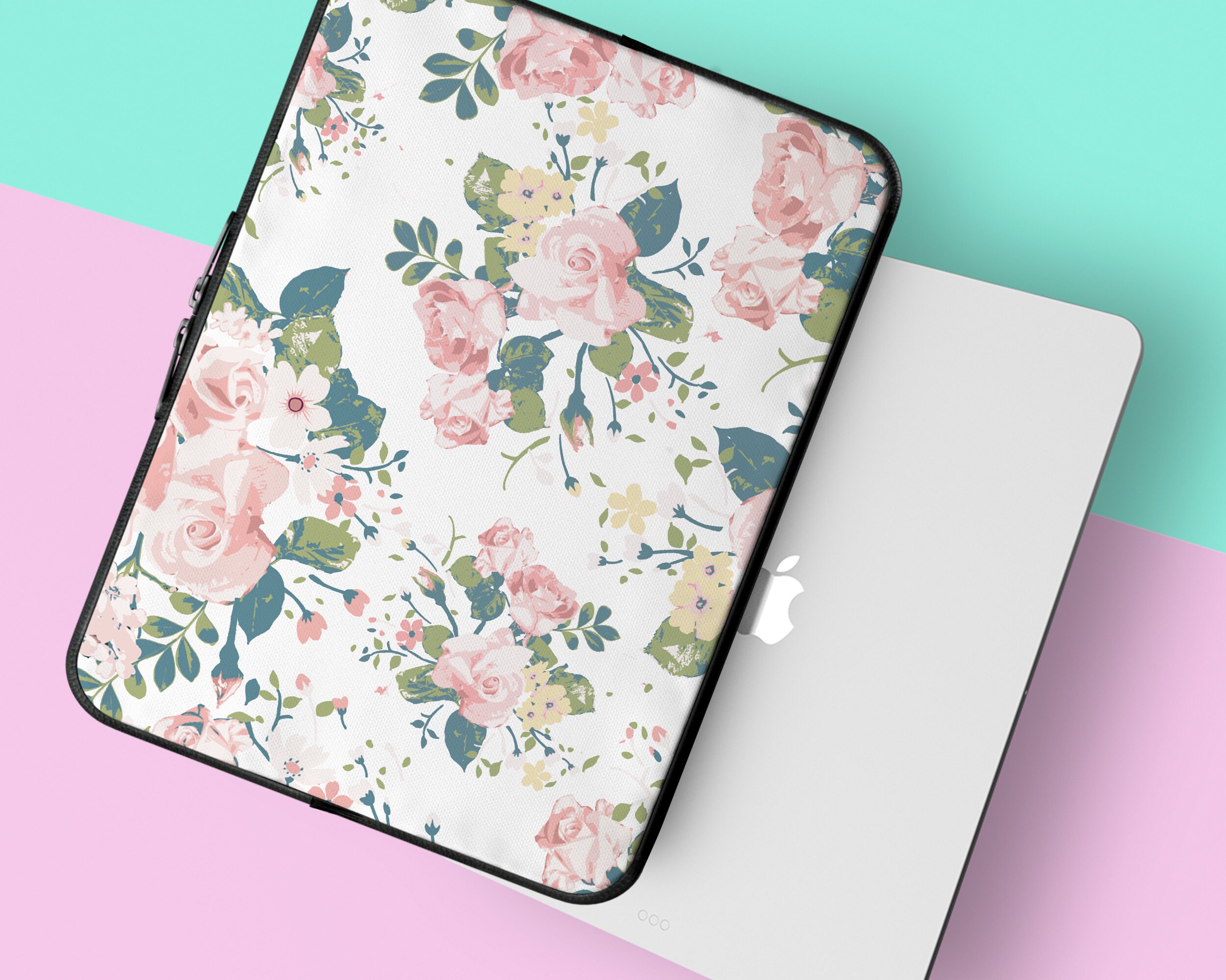 Roses 15.6 Laptop Sleeve Pink Flowers ASUS LG HP Aser Toshiba | Etsy