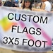 Custom Flag 3x5 Festival Flag | Rave Flags | EDC Gear | EDM Flag ...