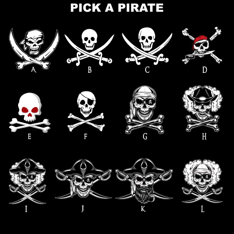 Custom Pirate Flag - Jolly Roger - Custom Boat Flag - Gift for Boaters ...