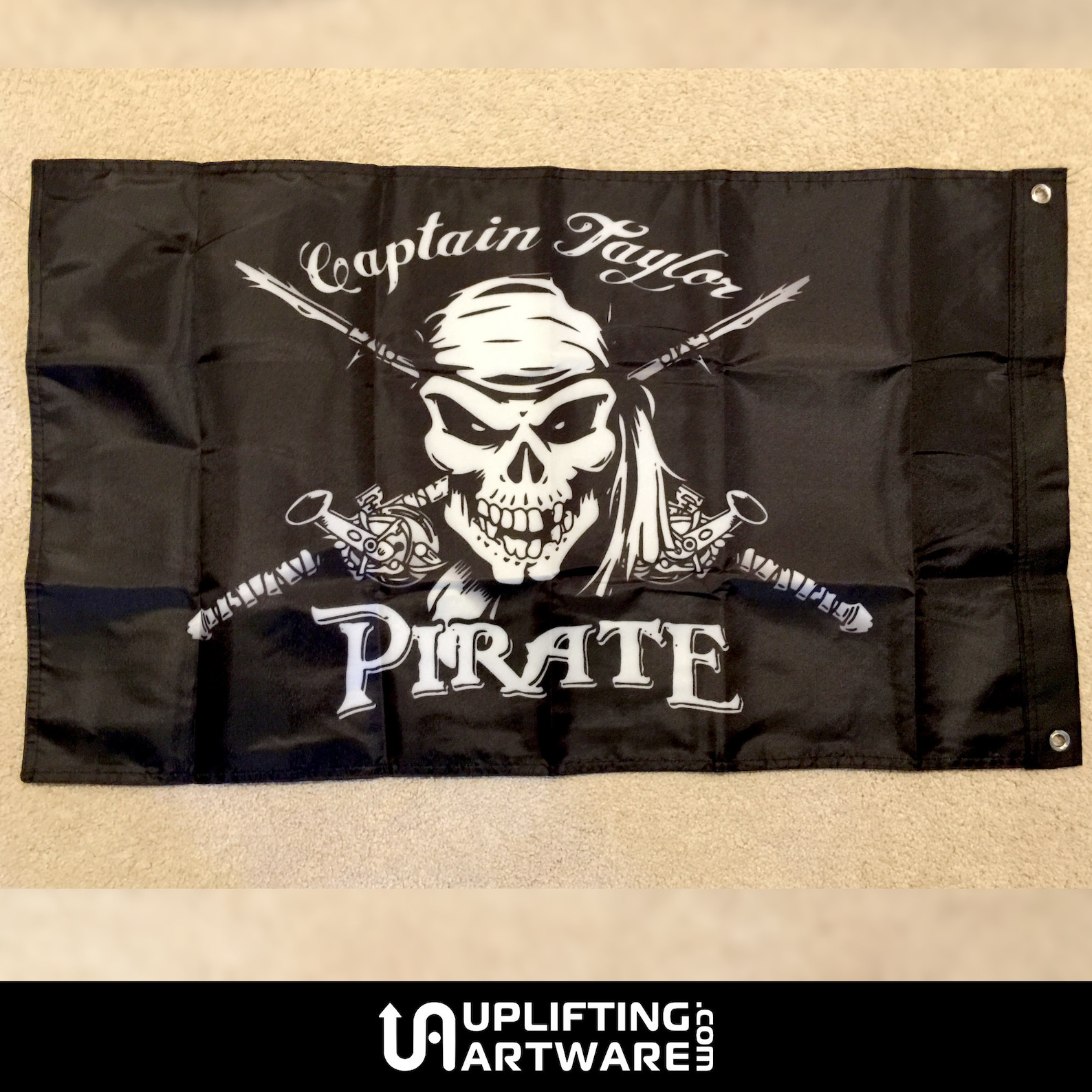 Custom Pirate Flag Jolly Roger Custom Boat Flag Skull and Crossbones - Etsy