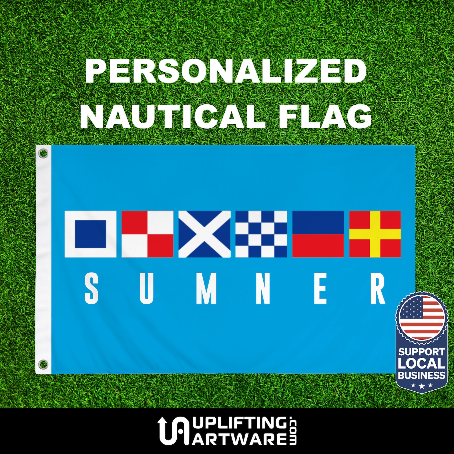 Custom Boat Flag Personalized Using Nautical Signal Symbols - Etsy