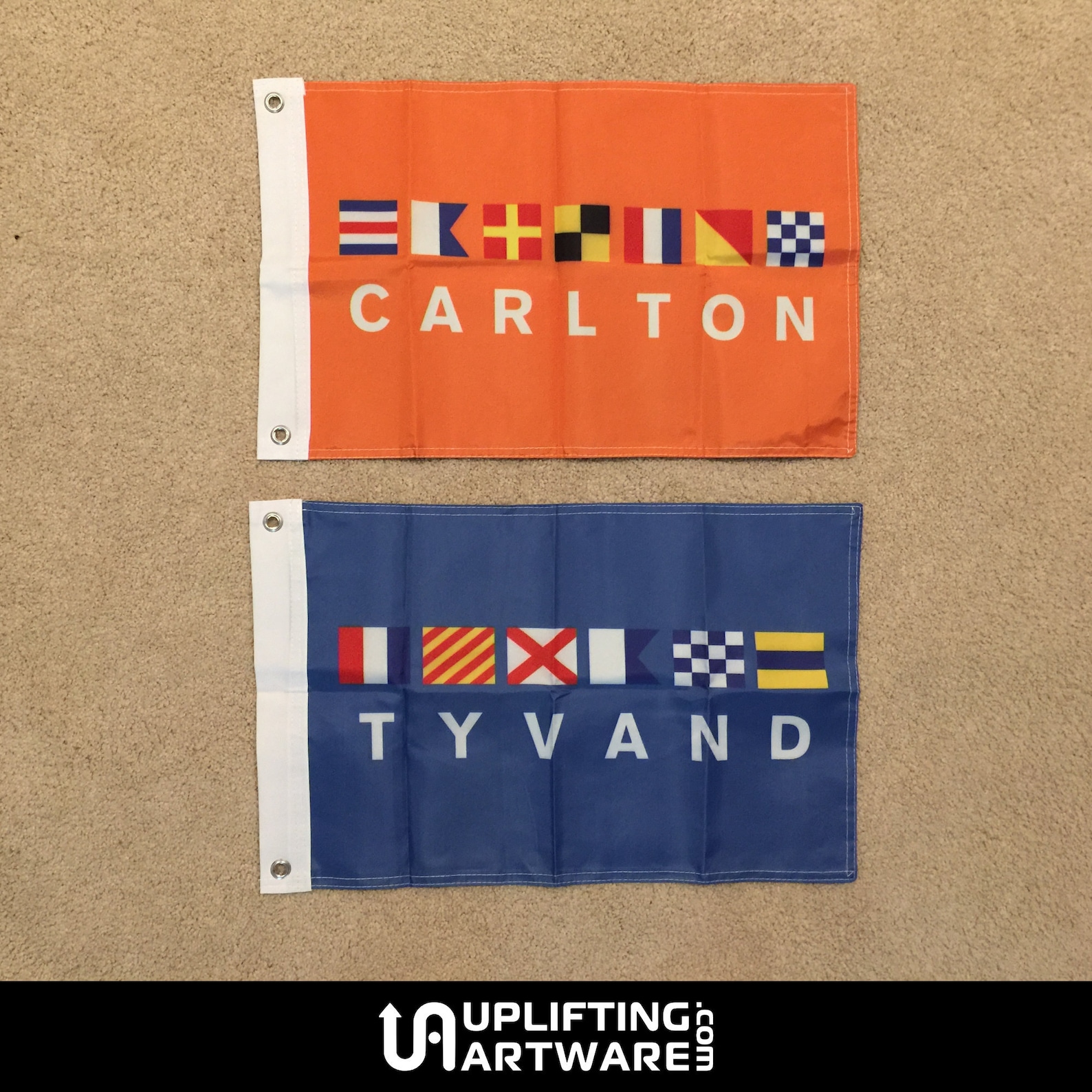 Custom Boat Flag Personalized Using Nautical Signal Symbols - Etsy