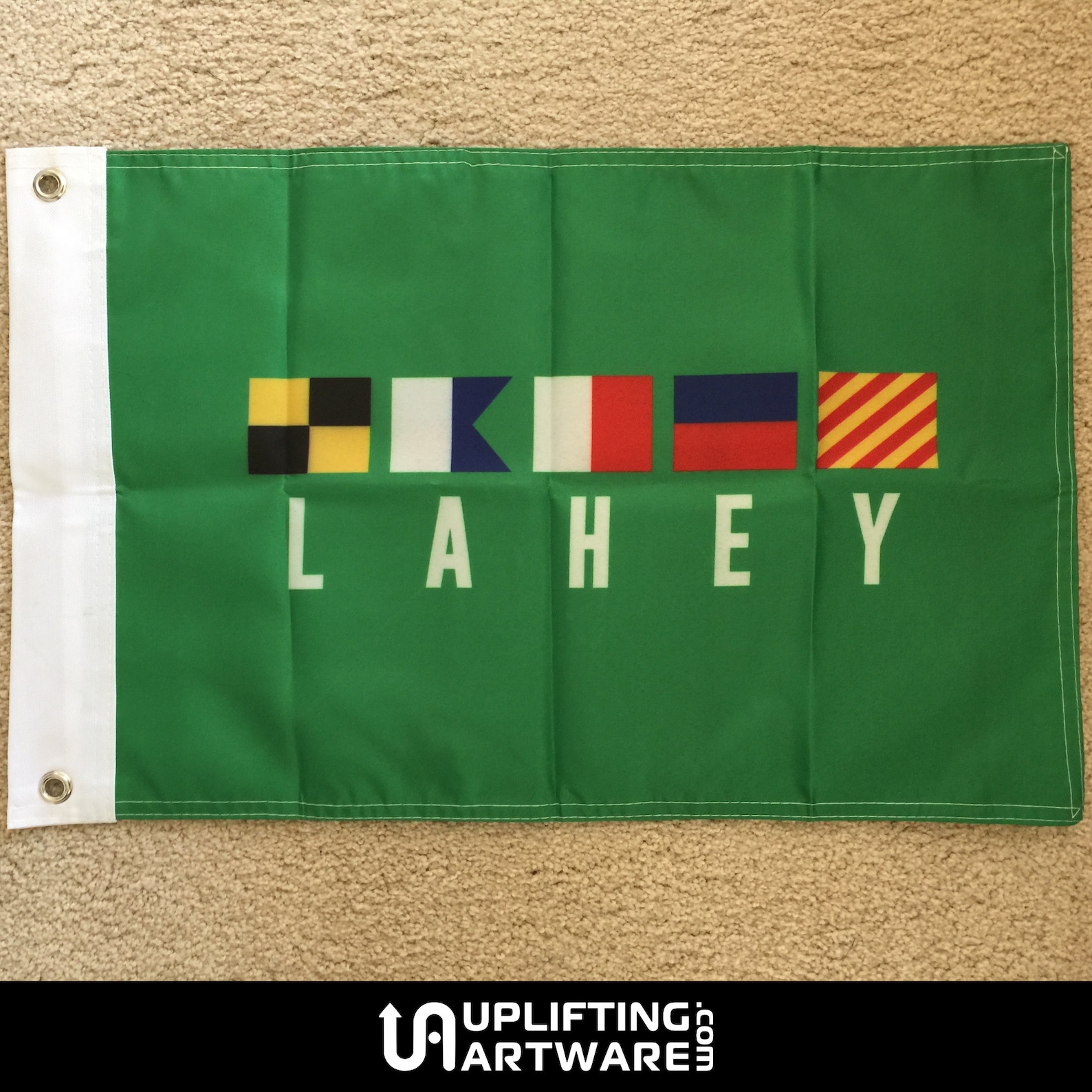 Custom Boat Flag Personalized Using Nautical Signal Symbols - Etsy