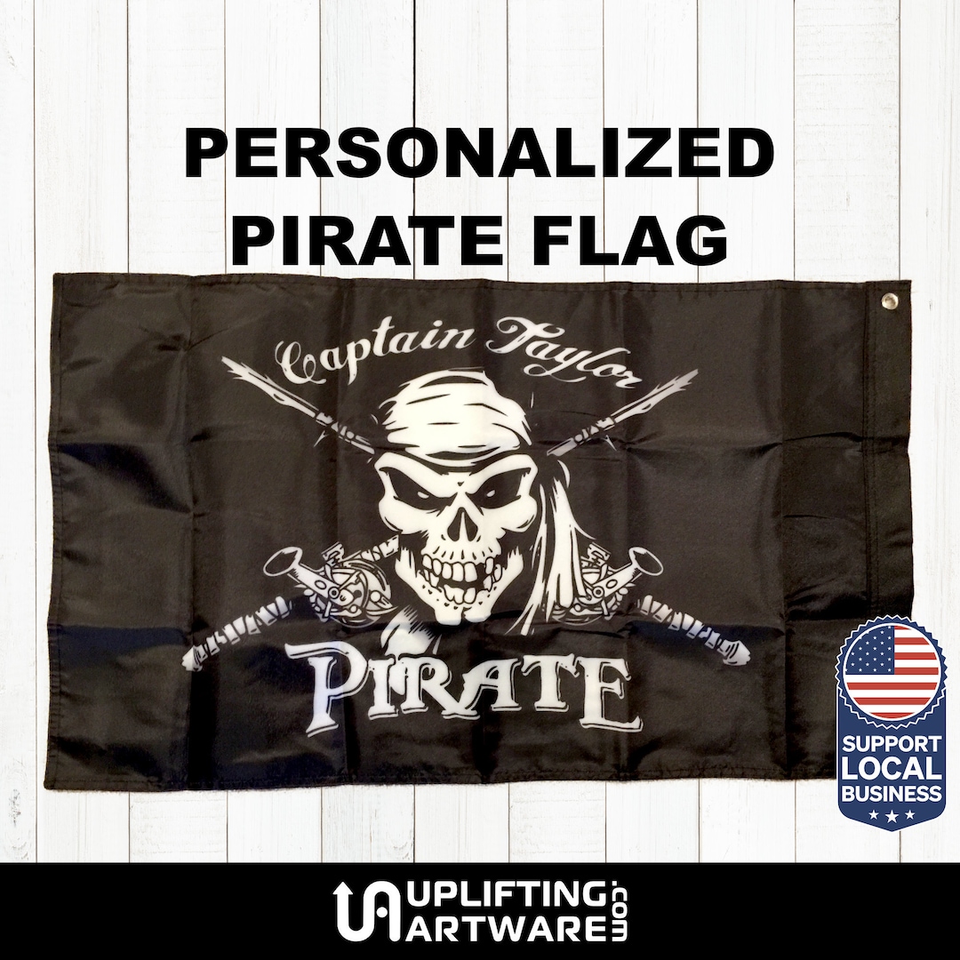 Custom Boat Flag - Jolly Roger - Custom Pirate Flag and Rowing Gift - Etsy