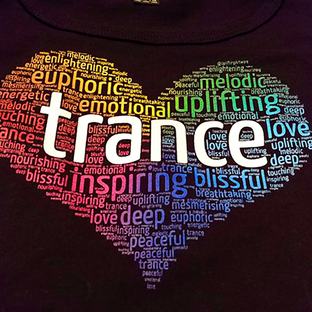 Festival Clothing Trance Love Rainbow Heart Trance Shirt | Etsy