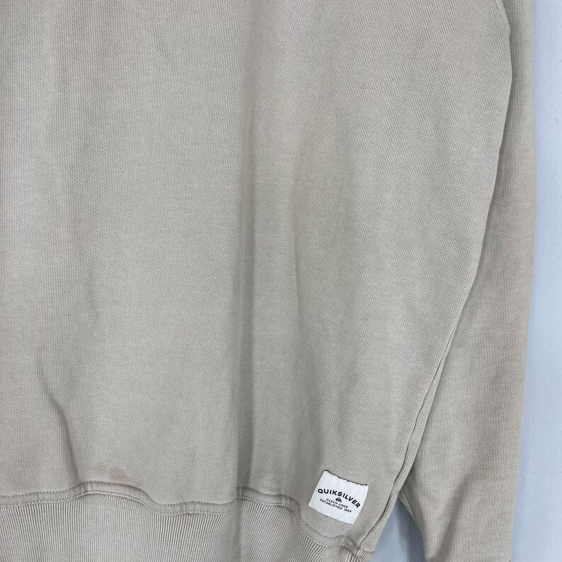 Vintage QUICKSILVER Quarter Zipper Crewneck Sweatshirt Quicksilver ...