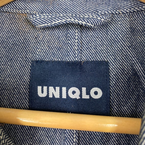 Vintage 90s UNIQLO Denim Chore Jacket Button Up Uniql… - Gem