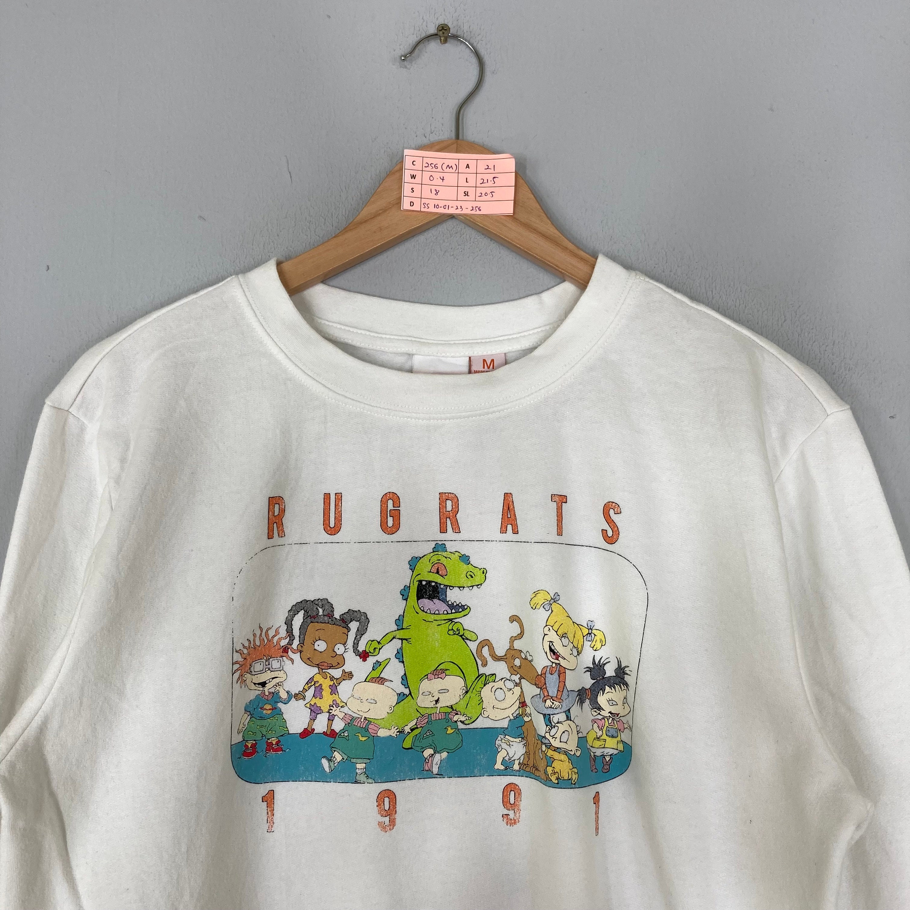 Vintage RUGRATS 1991 Draw String Crewneck Sudadera de mujer Imagen ...
