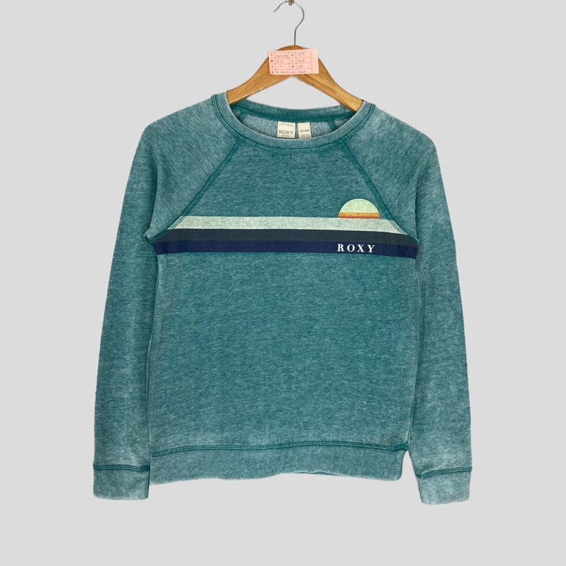 Authentic ROXY Crewneck Sweatshirt Big Logo Roxy Surfing Jumper ...