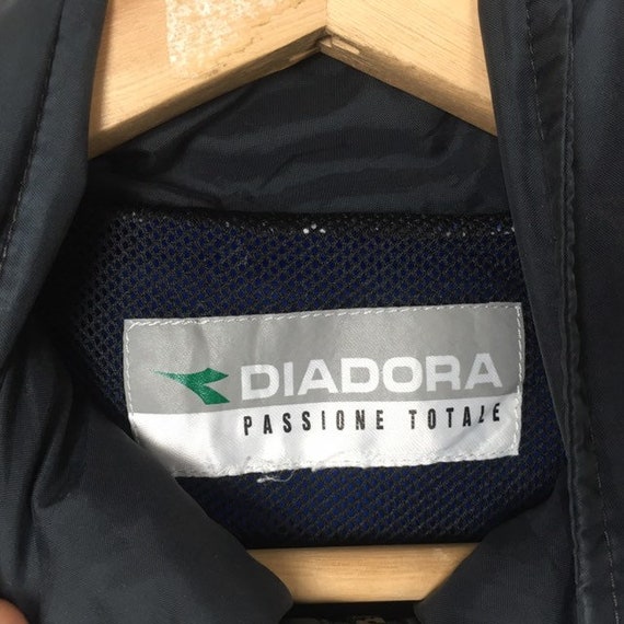 Vintage DIADORA ITALIAN Sport Jacket Zipper Up Big Lo… - Gem