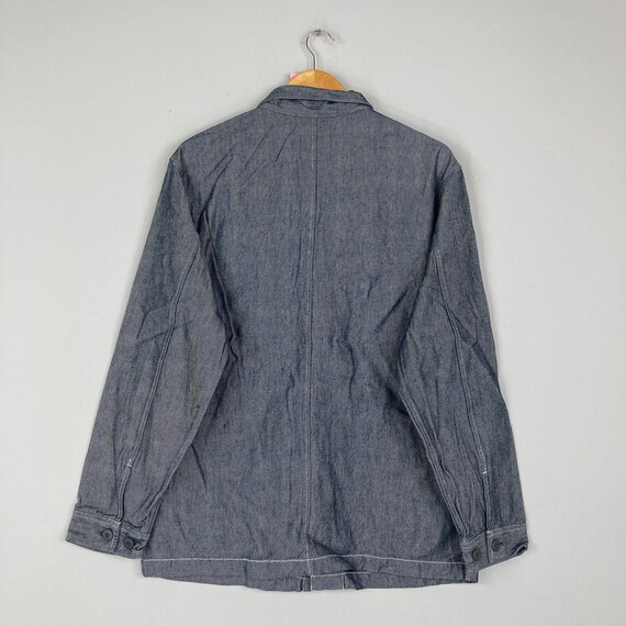 Vintage 90s UNIQLO Denim Chore Jacket Button Up Uniql… - Gem